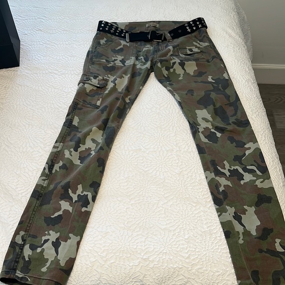 BeBop | Jeans | Cargo Camouflage Jeans With Belt | Poshmark